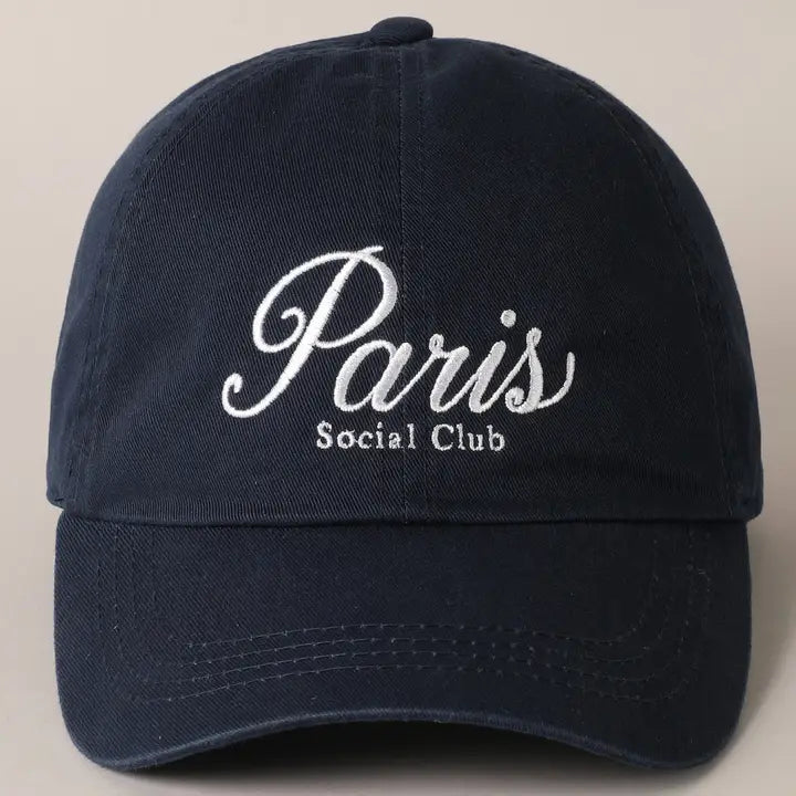 PARIS SOCIAL CLUB CAP – Katie Waltman Jewelry